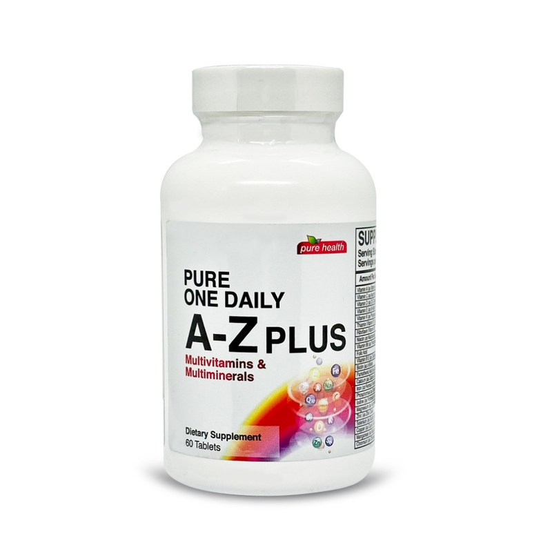 PURE ONE DAILY A-Z PLUS 60 TABLETS | Rosh Medical Company
